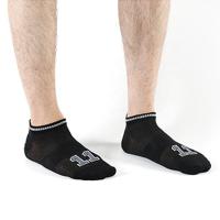 China Custom Logo Non Slip Men's Athletic Ankle Socks in White Black Thin Cotton for Summer for sale