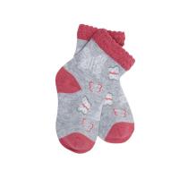 China Stay Comfy and Safe with Our NO Needle Detection Children Socks Cute Butterfly Print for sale