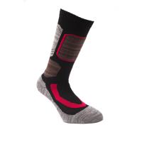 China Seasonal Winter Print Pattern Knitted Socks for Cushioned Skiing Sports Crew for sale