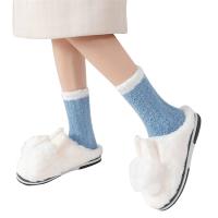 China Daily Socks Breathable Non-slip Coral Fleece Floor Cozy Socks with Needle Detection NO for sale