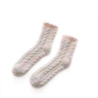 China Daily Socks Breathable Non-slip Coral Fleece Floor Cozy Socks with Needle Detection NO for sale