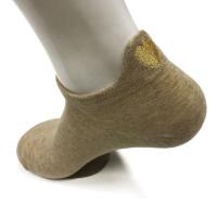 China 5% Spandex Fabric Women's Crew Socks with Heart Embroidery Breathable and Comfortable for sale