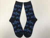 China Spring Season Custom Logo Dot Pattern Design Men Women Cotton Athletic Socks for Sports for sale