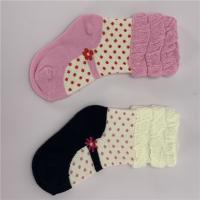 China Infant Baby Custom Christmas Big Ruffle Socks for Children Popular Style Beauty Socks for sale