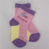 China 70%Cotton 28%Polyester 2%Spandex High Socks for Children Girls Printing Methods other for sale