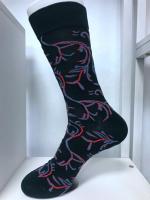China Long Socks for Men made of 5% Spandex Material Content and featuring Colorful Design for sale