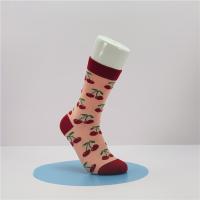 China Colorful Jacquard Pattern Anti Bacterial Socks Perfect for Women's Daily Must-Have for sale