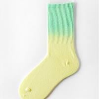 China 22% Polyester Fabric Sport Socks for Man and Woman Loose Slouch Tie Dye Mid Calf Socks for sale