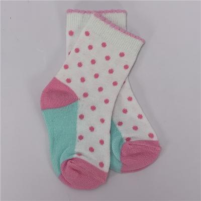 China 12-24M Casual Baby Small Flower Stripes Anti Slip Cotton Socks for Design Children Fashion for sale