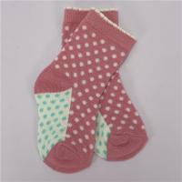 China 12-24M Casual Baby Small Flower Stripes Anti Slip Cotton Socks for Design Children Fashion for sale