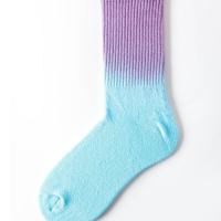 China 75% Cotton Fabric Mid Calf Crew Tie Dye Socks for Unisex in 39-42 EU Size for sale