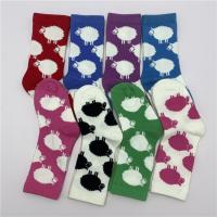 China Colorful Cartoon Print Children High Socks for Girls in Soft and Breathable Material for sale