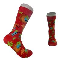 China Women's Novelty 3D Socks Knitted Food Print Socks with Digital Printing Methods for sale