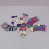 China Standard Thickness Cartoon Baby Socks Non Slip Organic Cotton Breathable for Children for sale