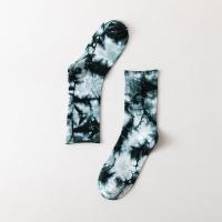 China 2000 Pairs of Unisex Tie Dye Socks Cotton Polyester Spandex Size 39-42 EU Direct Supply for sale
