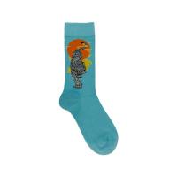 China Print Pattern Unisex Crew Socks for Luxury Sale in Combed Cotton Fiber All Year Round for sale