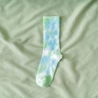 China 2000 Pairs Per Color Personalized Tie Dye Sports Socks in Cotton Spandex Material for sale