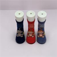 China Multi Scene Winter Children Thicken Comfortable Cotton Infant Christmas Socks in Pink for sale