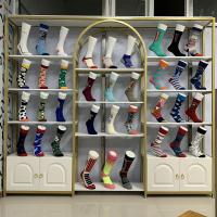 China 11 Colours Breathable Sweat Wicking Funny Socks for Sports Football Cycling for sale