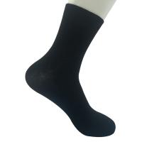 China Summer Fabric 2%elastane Multiple Color Solid Color Bamboo Casual Knitted Men's Socks for sale