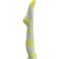 China Knitted Ladies Long Tube Glass Transparent Yarns Silk Hand-Sewn Fashion Socks for sale