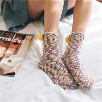 China Ankle Length Winter Socks with Multi Color Options and Breathable Coral Fleece for sale