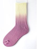 China Beautiful Gradient Cotton Sports Socks for Women and Men in Regular Style Summer for sale