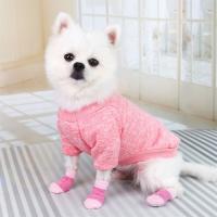 China Stay Fashionable and Cozy with These Pink/Blue Dog Socks Winter Season Must-Have for sale