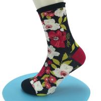 China Soft Bamboo Printing Sports Socks Sublimation Custom 3d Print Socks for Summer Season for sale