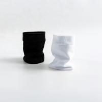 China Men's Bamboo Cotton Dress Socks Short Tube Knitted Solid Black Breathable Casual Socks for sale