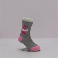 China Soft Winter Knitted Combed Cotton Polyester Baby Socks for Infant Girls in Cold Weather for sale