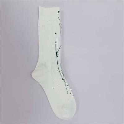 China Beauty Socks Print Pattern Multi-scene Sweat Absorption Custom Crew Socks for Sports for sale