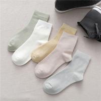 China Stay Cool and Dry in Summer with Our Women's Bamboo Cotton Compression Sports Socks for sale