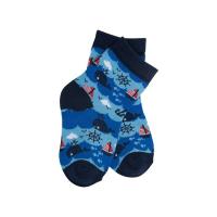 China Cotton School Socks for Boys Fabric 70%Cotton 28%Polyester 2%Spandex Beauty Socks for sale