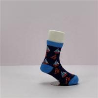 China Cotton School Socks for Boys Fabric 70%Cotton 28%Polyester 2%Spandex Beauty Socks for sale