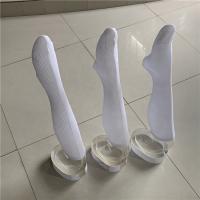 China Regular Style Custom White Non Slip Sport Socks for Breathable and Long Lasting Wear for sale
