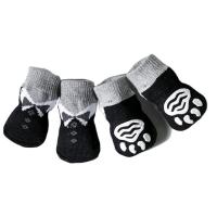 China Black Knitted Pet Print Cute Cartoon Pet Socks for Dogs 1000 Quantity for sale