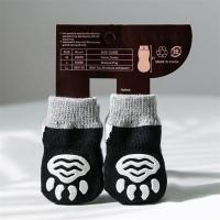 China Pet Matching Sustainable Dogs Cats Socks with Regular Style and Logo Position Cuff for sale