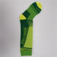 China Anti Slip Breathable Sweat Wicking Letter Pattern Long Sports Socks for 39-41 Size for sale