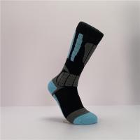 China 50000 Quantity Designer Breathable Jacquard Knitted Custom Cushioned Socks for Men for sale