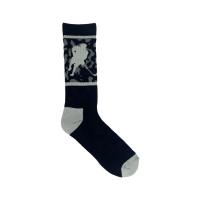 China 50000 Quantity Knitted Athletic Socks Cotton Breathable Anti-Slip Color Match Print Socks for sale