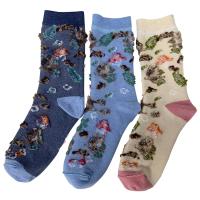 China Custom Jacquard Design Crew Socks Cute and Funny Cartoon Pattern for Adult Unisex for sale