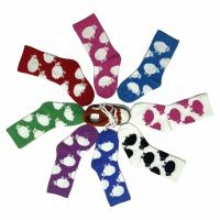 China Children's Pink Fuzzy Socks with Anti Slip Design and Standard Thickness for sale
