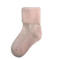China Socks Pink White Soft Thickening Cute Combed Cotton Thick Children Winter Kids As picture for sale