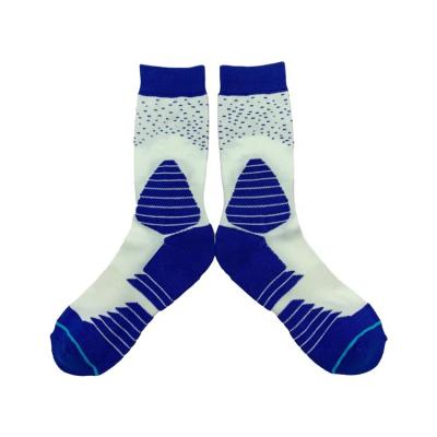 China Top Sale Custom Cotton Sports Team Socks Red Beauty Design for Athletic Performance for sale