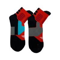 China Custom Design Anti-slip Sport Socks 53% Nylon 44% Combed Cotton for Spring Season for sale
