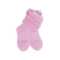 China Baby Girl Non Slip Socks in Winter Red White Pink with Thermal Lace for sale