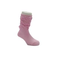 China Baby Girl Non Slip Socks in Winter Red White Pink with Thermal Lace for sale