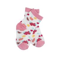 China 70%Cotton 28%Polyester 2%Spandex Fabric Cute Cartoon Print Custom Logo Socks for Kids for sale