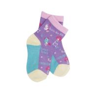 China NO Needle Detection Baby Girl Socks Cotton Breathable Anti-slip Cartoon Print Custom for sale